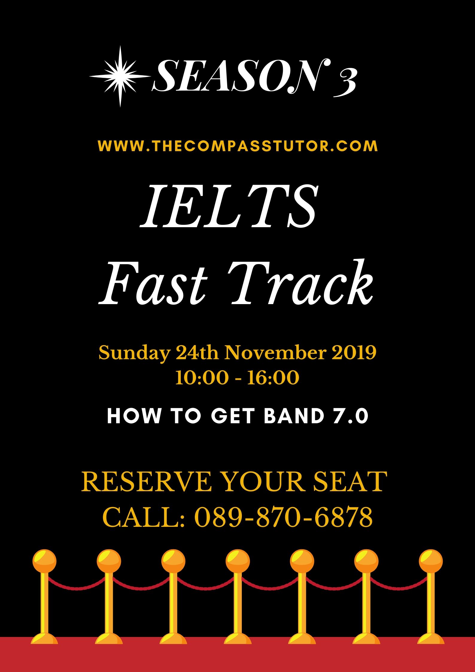 อบรมเขียน Ielts (writing) fast track (S.3) | เข็มทิศติวเตอร์ Compass ...